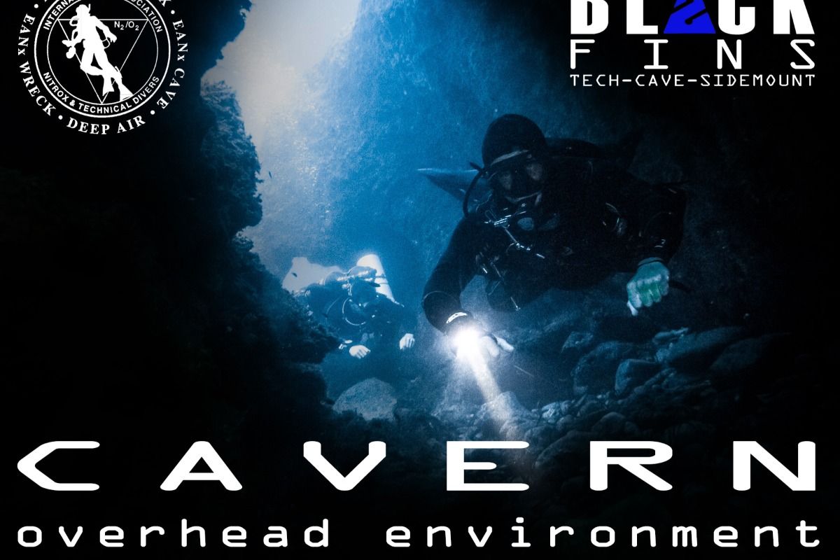 CURSO CAVERN IANTD EN GOZO (MALTA). CURSOS DE BUCEO. BLACKFINS DIVING